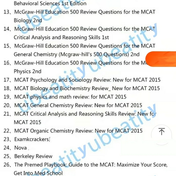 Media | Mcat Study Materials 2222023 | Poshmark